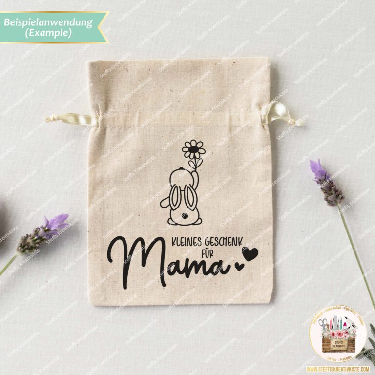 Plotterdatei Häschengrüße zum Muttertag Bundle Sprüche SVG