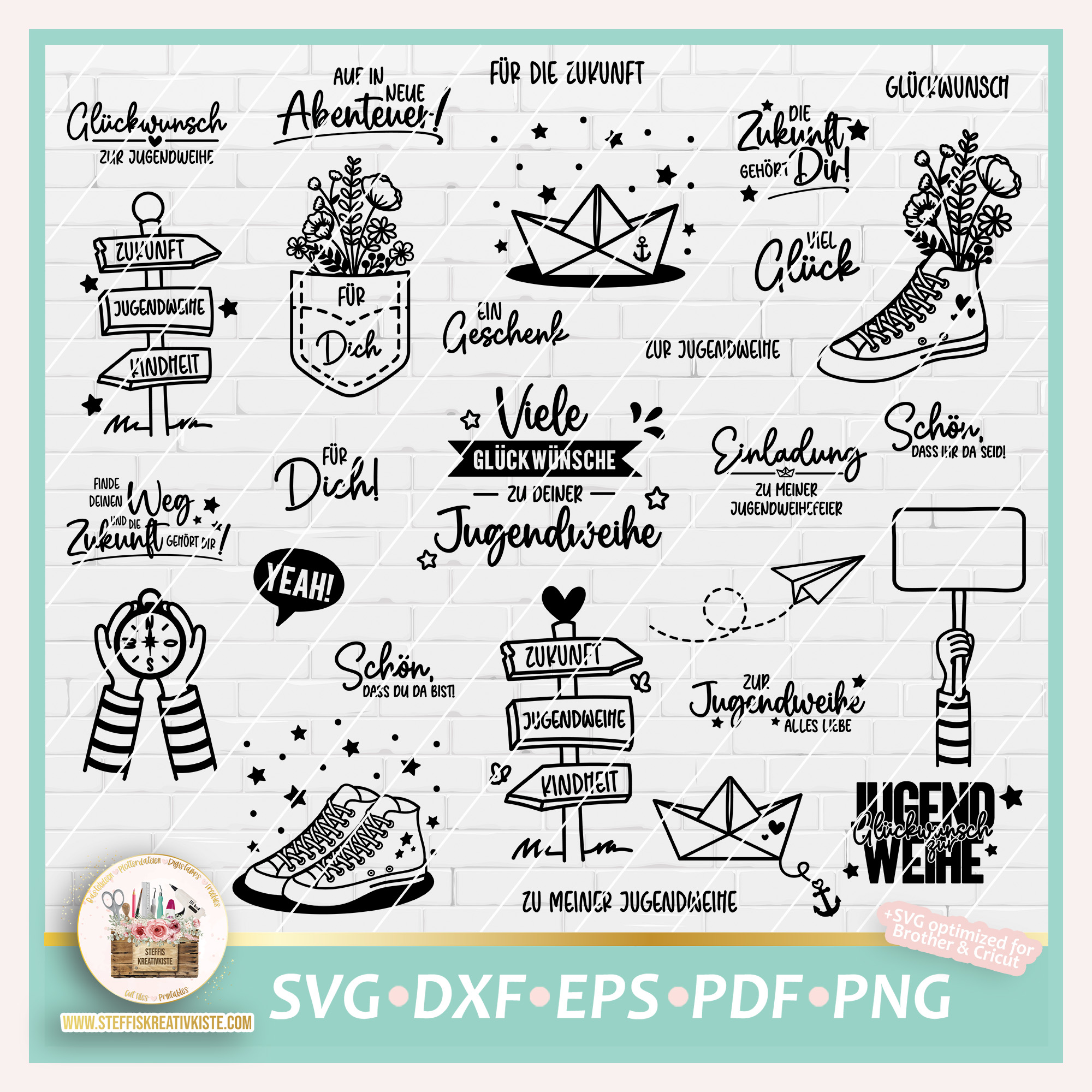 Plotterdatei Jugendweihe Bundle