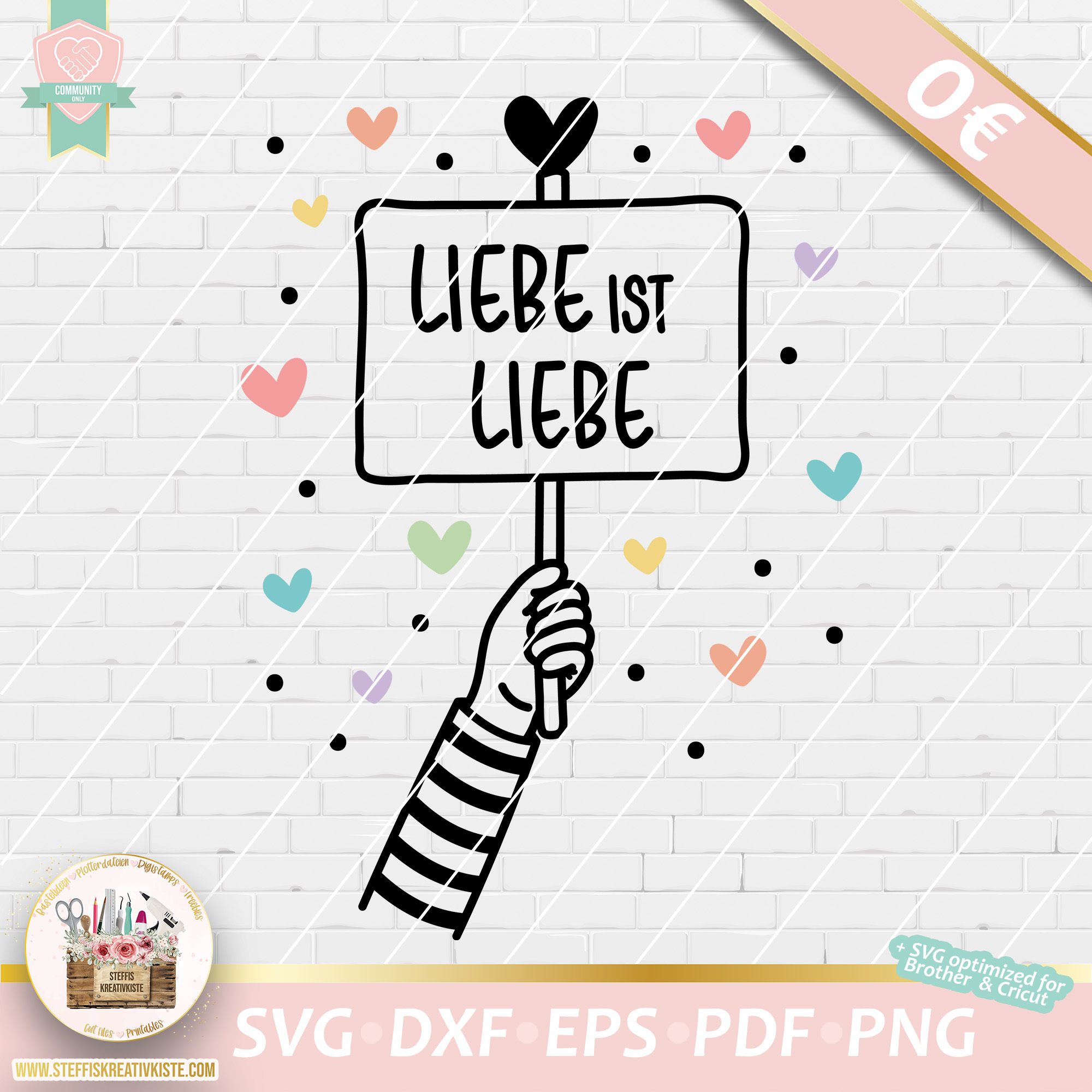 Plotterdatei Liebe ist Liebe is 0€ Datei lustig in SVG, PNG, DXF